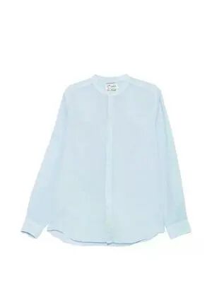 MC2 SAINT BARTH Naxos Mandarin-collar Long-sleeve Shirt