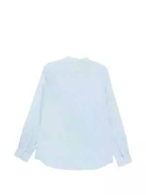 MC2 SAINT BARTH Naxos Mandarin-collar Long-sleeve Shirt