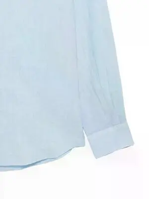 MC2 SAINT BARTH Naxos Mandarin-collar Long-sleeve Shirt