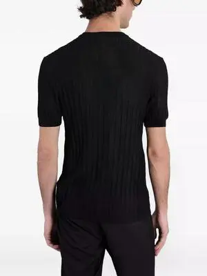 LOW BRAND K221 Ribbed-knit T-shirt