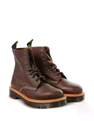 Dr. Martens 1460 Wild Grainy-leather Lace-up Ankle Boots