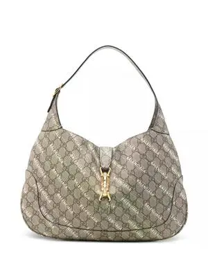 Gucci X Balenciaga The Hacker Project Gg Supreme Jackie 1961 Shoulder Bag - Neutrals