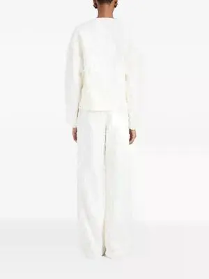 Proenza Schouler White Label Fringed Jacquard Jacket - Neutrals