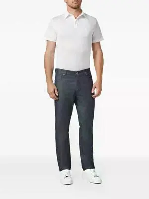 BILLIONAIRE Regular Fit Jeans With Alligator-skin Trim