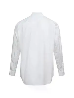 Comme Des Garçons Patchwork Striped Shirt - White