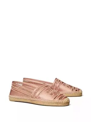Tory Burch Open Weave Espadrilles - Pink