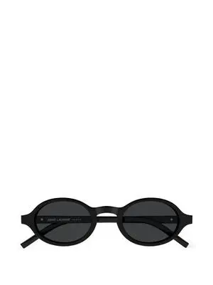 Saint Laurent Round Frame Sunglasses - Black