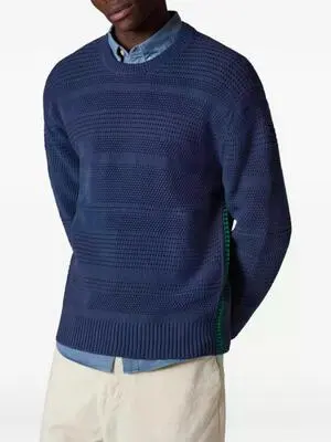 Paul Smith Textured Knit Crew Neck Sweater