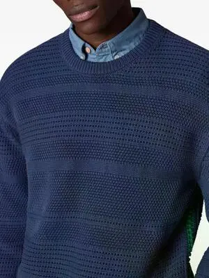 Paul Smith Textured Knit Crew Neck Sweater