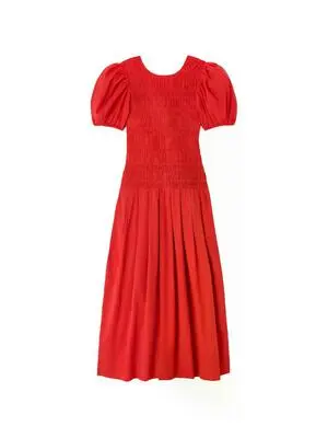Ganni Shirred Day Dresses