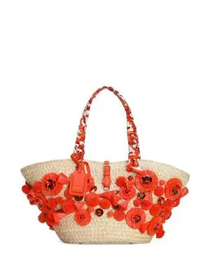 Dolce & Gabbana Coffa Capri Bag With Embroidery