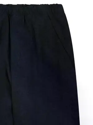 NINE:INTHE:MORNING Micro Elasticated-waist Trousers - Blue
