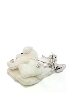 YVMIN Bow-detail Puppy-motif Earring