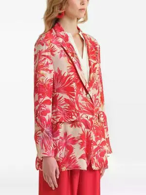 Malìparmi Botanical Jungle Blazer - Red
