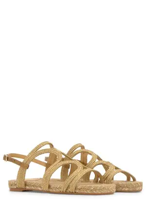 CastaÑer Pitra Raffia Sandals