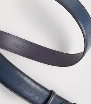 ELLIOT RHODES Grained Leather Belt