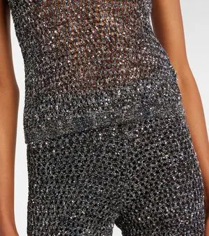 Missoni Sequined Knitted Tank Top