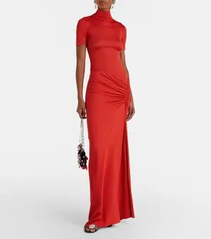 Christopher Esber Fusion Ruched Gown