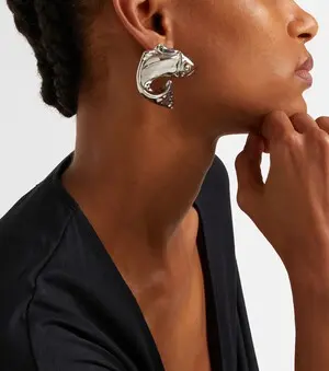 Jacquemus Poisson Earrings - Silver