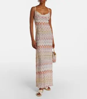 Missoni Harlow Zigzag Lame Espadrille Sandals