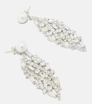Magda Butrym Embellished Crystal Drop Earrings
