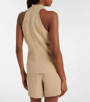 Veronica Beard Pacey Halterneck Top