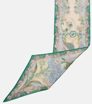 Zimmermann Floral Silk Scarf - Multicoloured