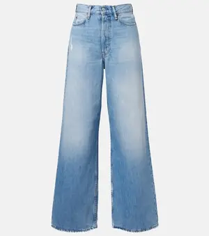 Acne Studios 1981 Mid-rise Wide-leg Jeans In Light - Blue