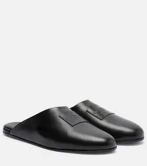 Givenchy Leather Mules - Black