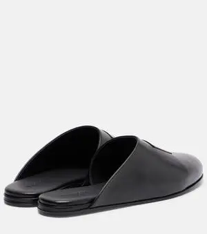 Givenchy Label Leather Mules