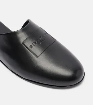 Givenchy Label Leather Mules