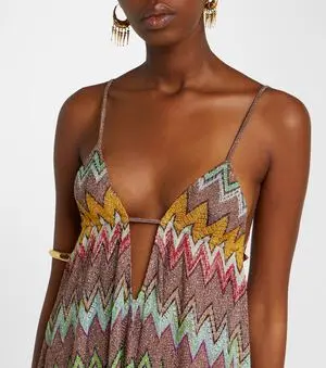 Missoni Zigzag Lame Maxi Beach Dress