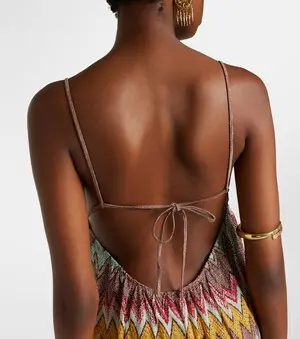 Missoni Zigzag Lame Maxi Beach Dress