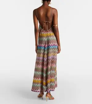 Missoni Zigzag Lame Maxi Beach Dress
