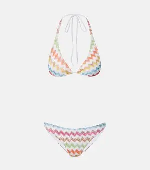 Missoni Zigzag Lame Bikini Set - Multicoloured