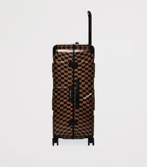 SPRAYGROUND Embossed Check Check-in Suitcase
