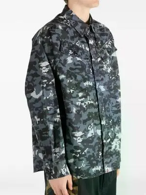 A BATHING APE Digital-camouflage-print Shirt