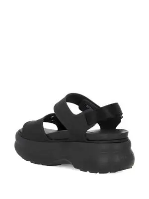 CROCS Soho Y-strap Platform Sandals - Black