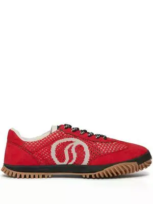 Stella McCartney S-wave Mesh Sneakers - Red