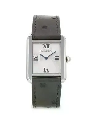 Cartier 31mm Tank Solo Watch - Silver
