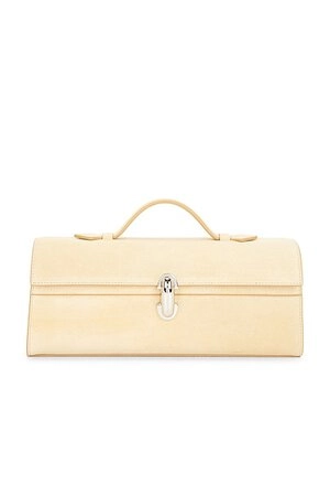 Savette Slim Symmetry Pochette Bag - Flax