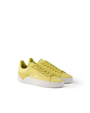 Prada Re-nylon Court Sneakers - Pineapple