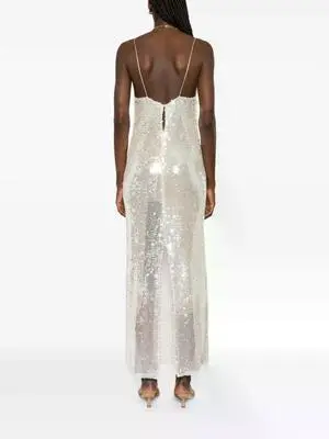 FORTE_FORTE Sequin Embellished Maxi Dress