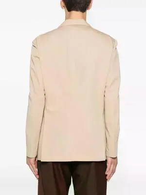 LARDINI Flower-pin Notch-lapel Blazer
