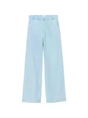 Closed Winona Elasticated Waistband Wide Leg Trousers - Blue