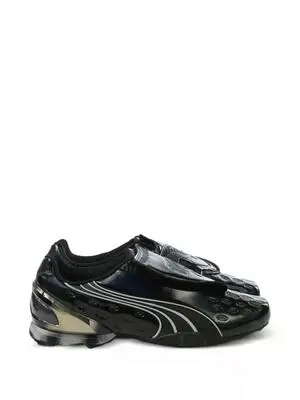 PUMA Vs-1 Contact Patent Touch-strap Sneakers - Black