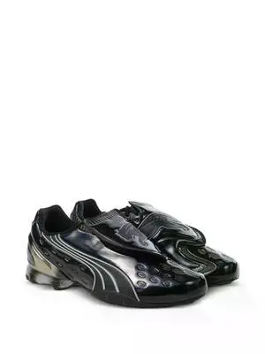 PUMA Vs-1 Contact Patent Touch-strap Sneakers - Black