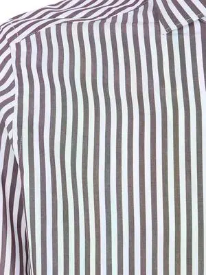 TINTORIA MATTEI 954 Striped Long-sleeve Shirt