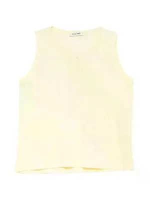 Max & Moi Sleeveless Crewneck Tank Top - Yellow