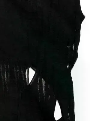 Junya Watanabe Distressed Sleeveless Top